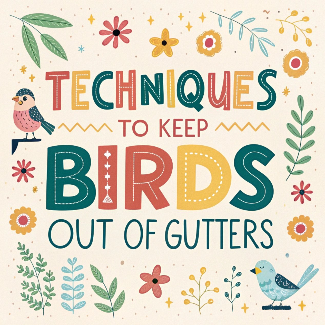 Techniques to Keep Birds Out of Gutters: A Comprehensive Guide