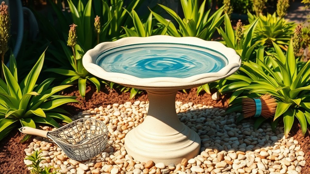 Tips for Keeping Algae Out of Your Bird Bath